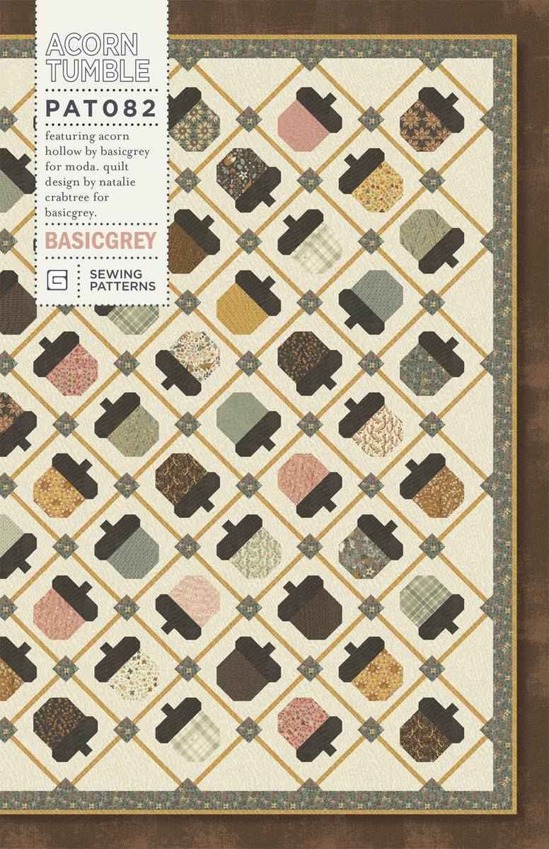 PAT082 - Acorn Tumble - PDF Pattern – BasicGrey