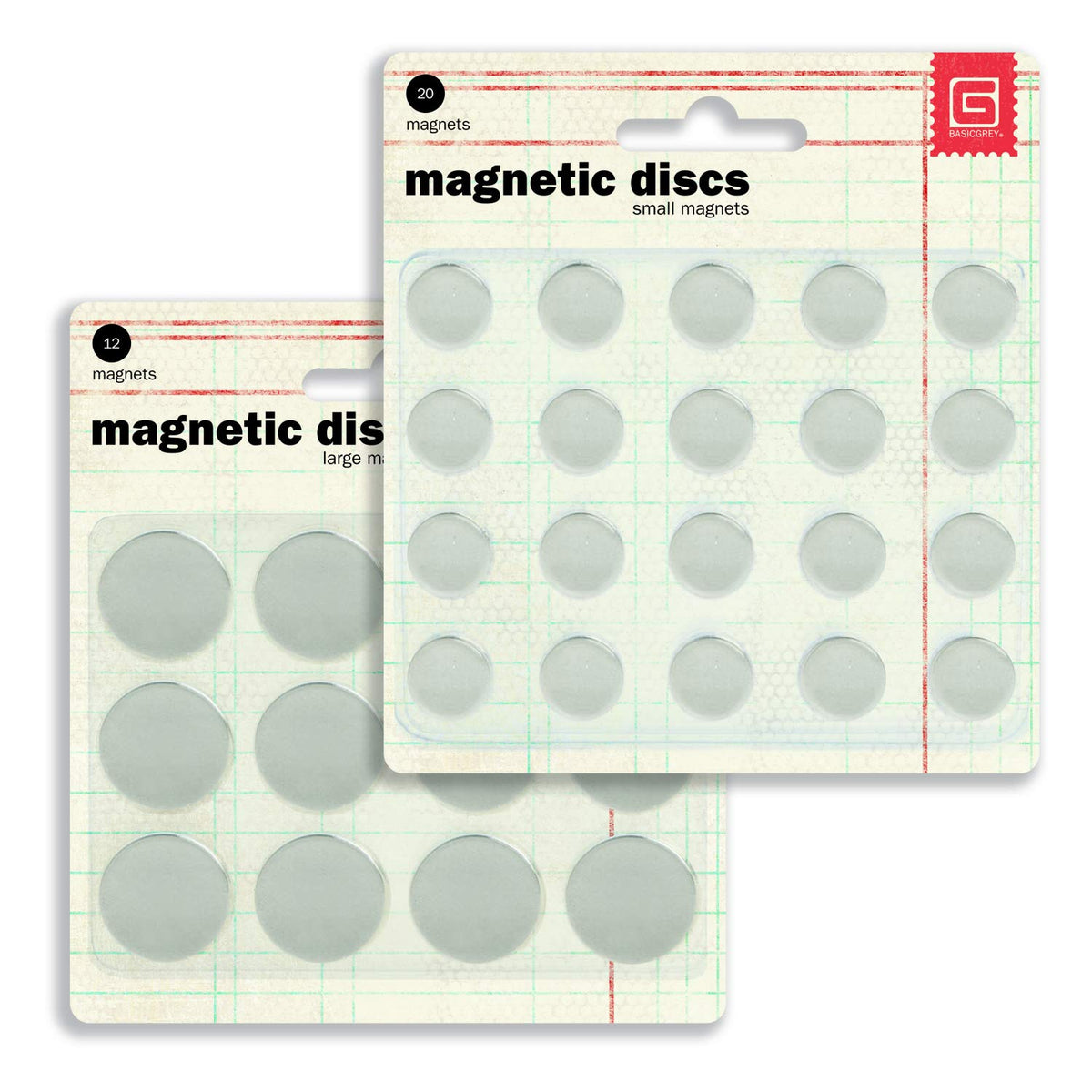 MET-020 Combo Magnetic Discs – BasicGrey