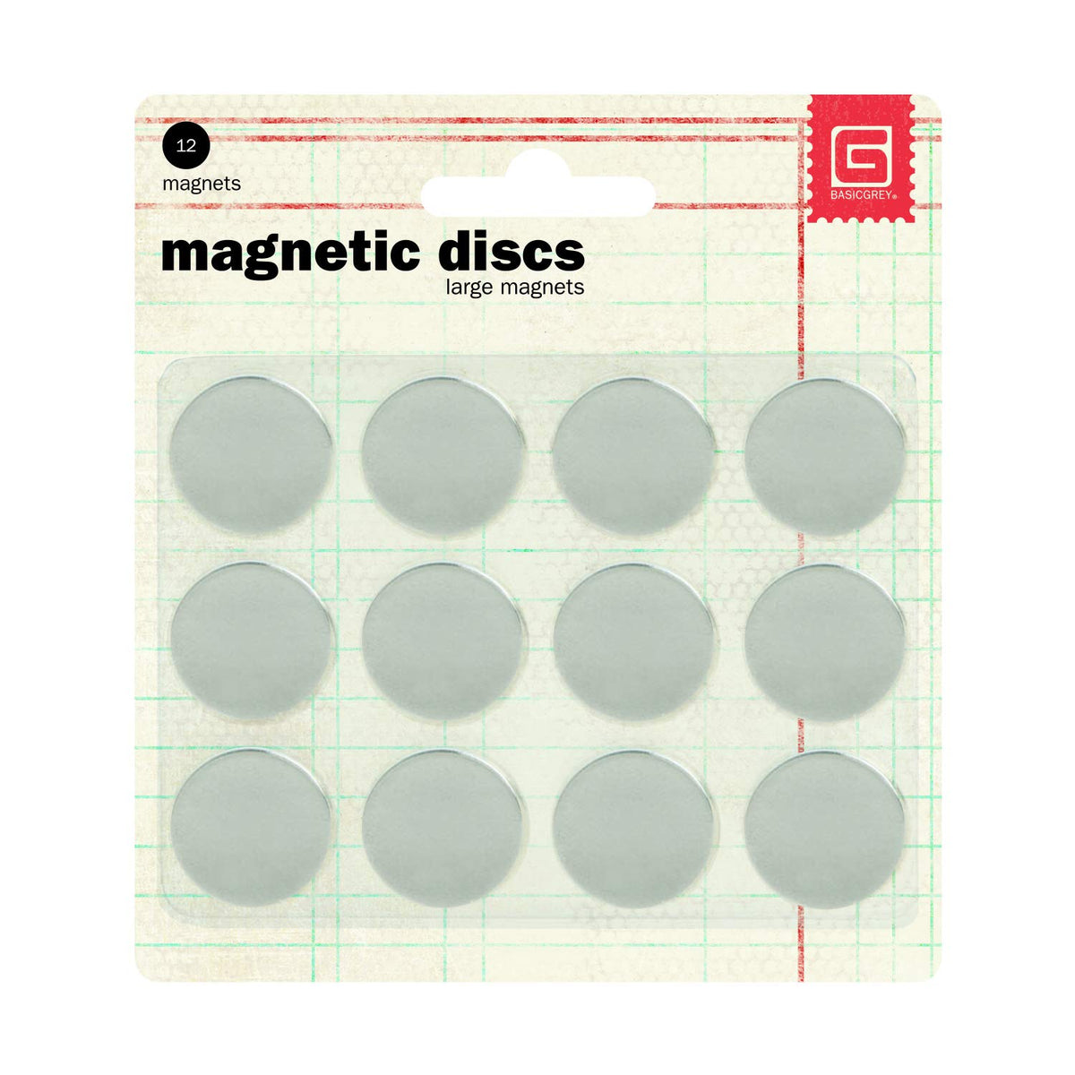 MET-020 Combo Magnetic Discs – BasicGrey